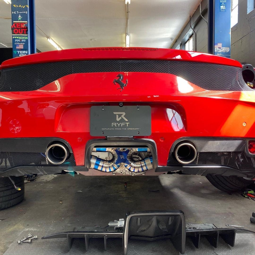 Shop Now Ryft Race Titanium Exhaust Ferrari 488 Pista- A1 Supercars – A1 Supercars Limited